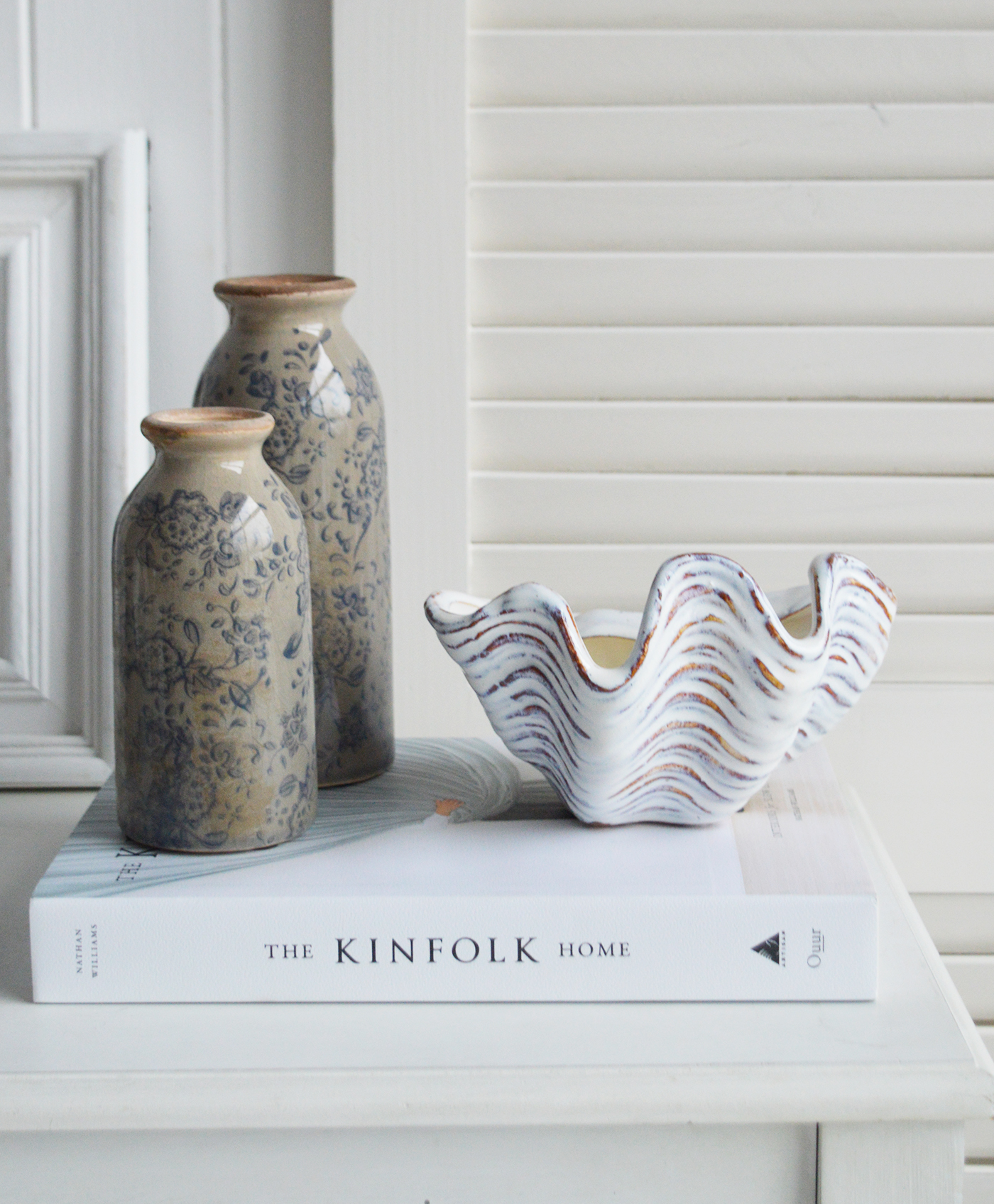 Decorative Ceramic Shell - Coffee Table Decor