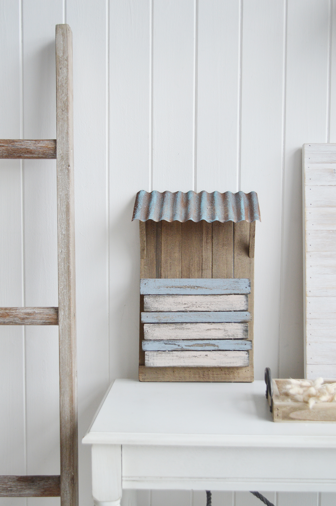 Rustic Wooden Letter or Memo Rack - The White Lighthouse Furniture UK
