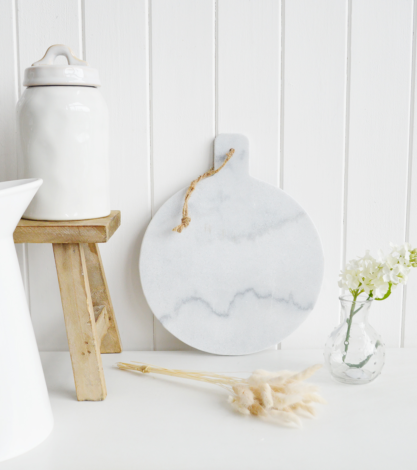 White marble Paddleboards - New England style White Home Accessories