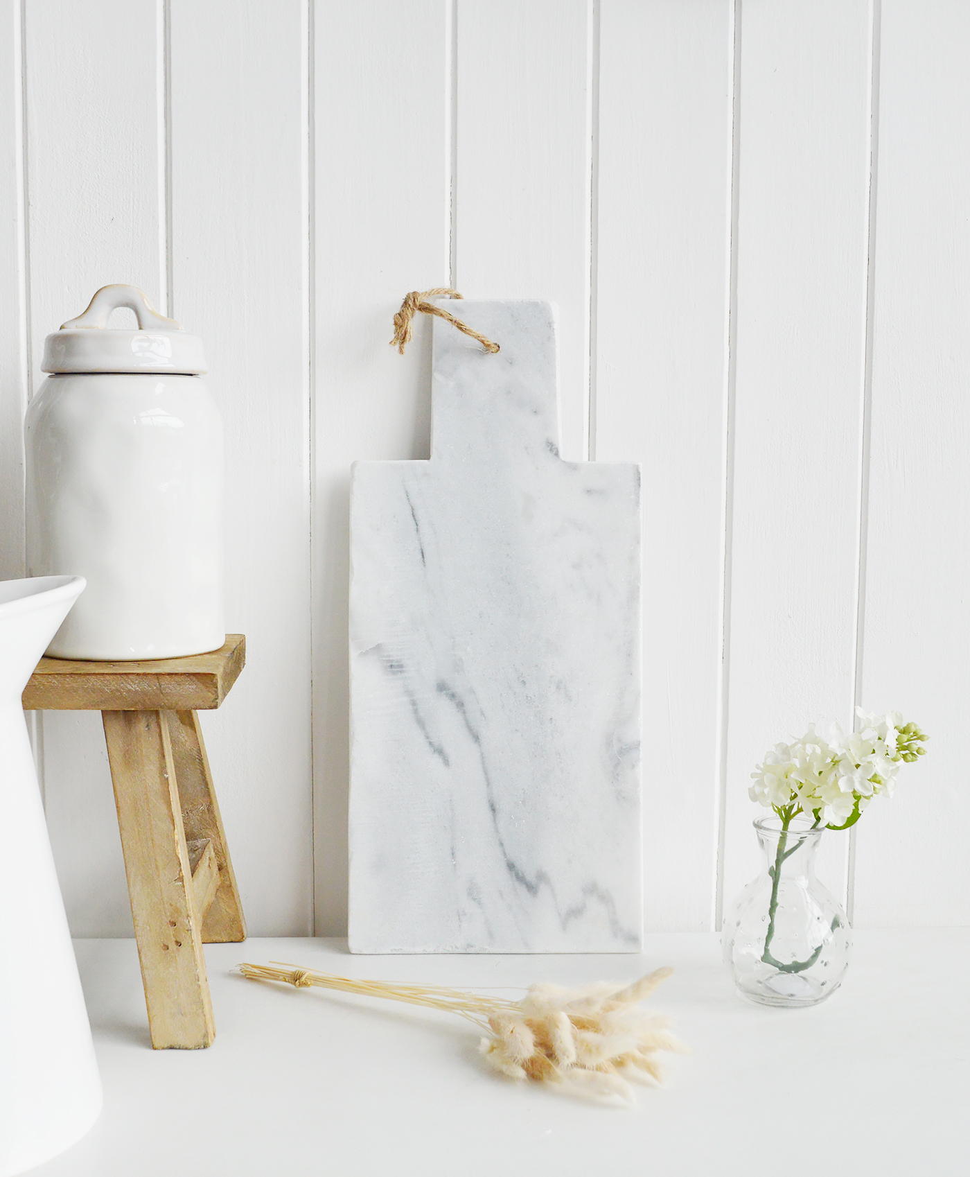White marble Paddleboards - New England style White Home Accessories