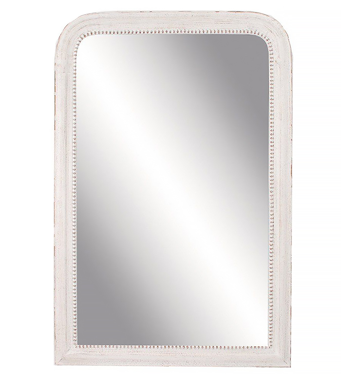 Bethel Antique White wall mirror from The White Lighthouse