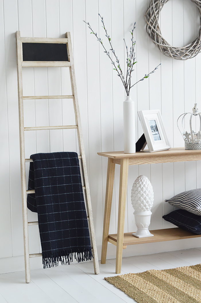 Dorchester blanket ladder or clothes stand from The White Lighthouse